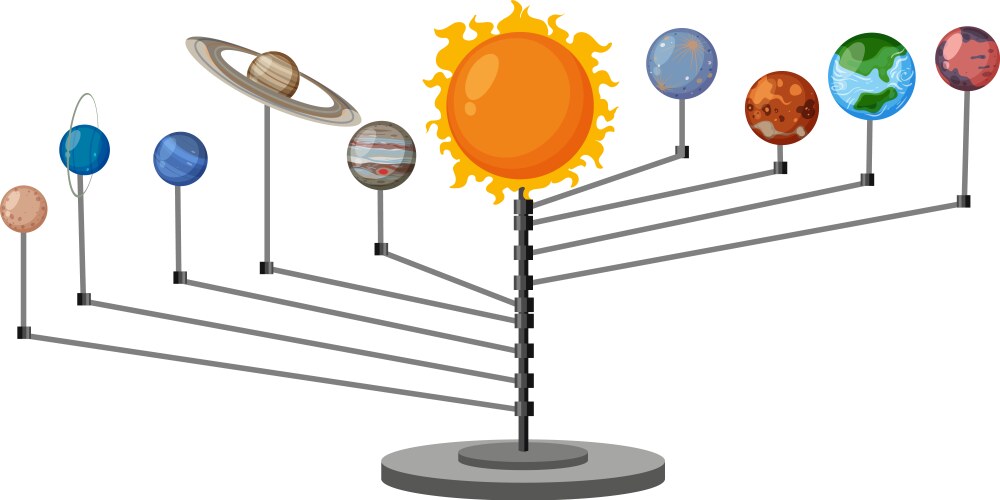 Solar System Model Planets Vector Images (over 380)