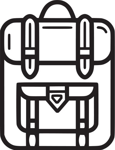 Backpack Royalty Free Vector Image - VectorStock
