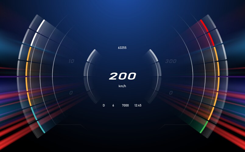 Speed motion line abstract tech background Vector Image