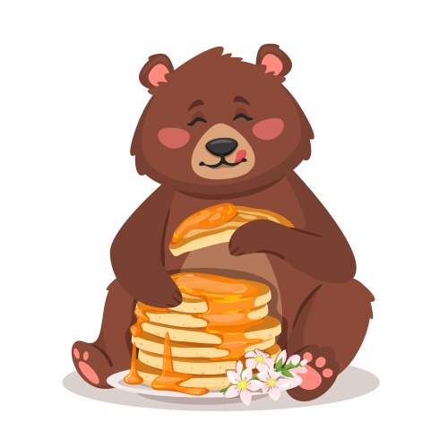 Bear Eating Cake Shoushan Zoo's Special Birthday Cake To Celebrate The