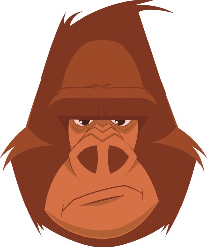 Monkey indian chief Royalty Free Vector Image - VectorStock