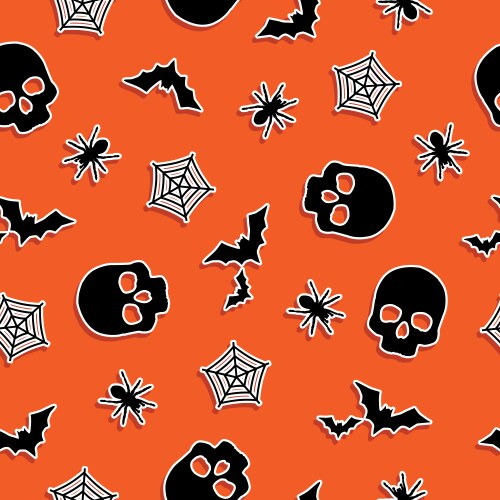 Monsters seamless background Royalty Free Vector Image