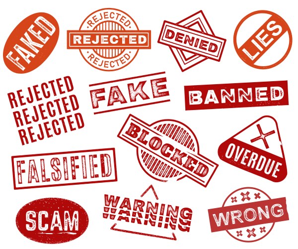 Fake Rubber Stamp Vector Images (over 2,400)