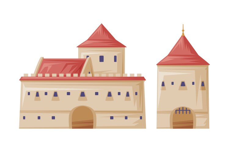 Romania Castle Vector Images (over 200)
