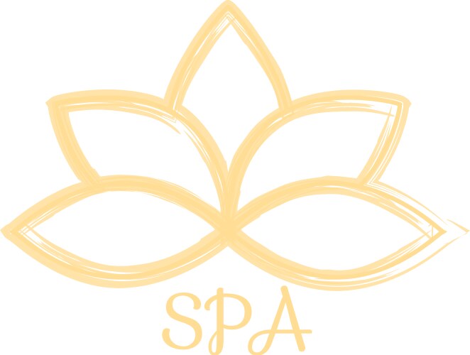 Abstract spa label Royalty Free Vector Image - VectorStock