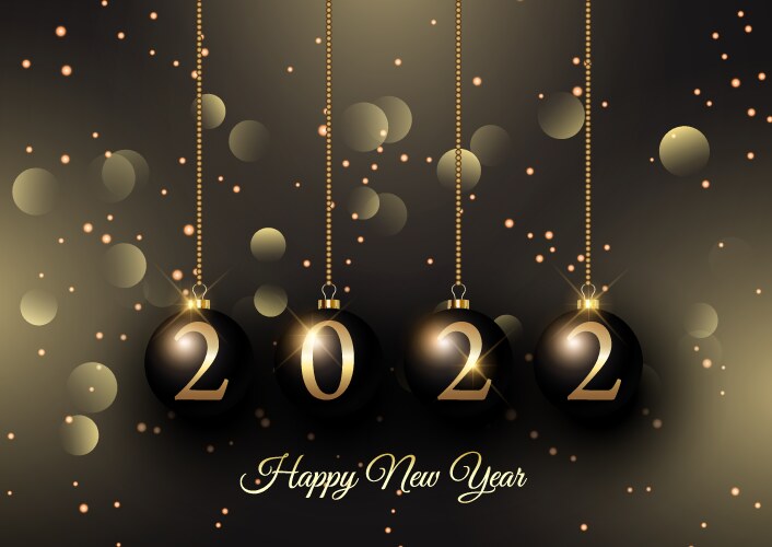 Greeting card invitation with happy new year 2019 Vector Image