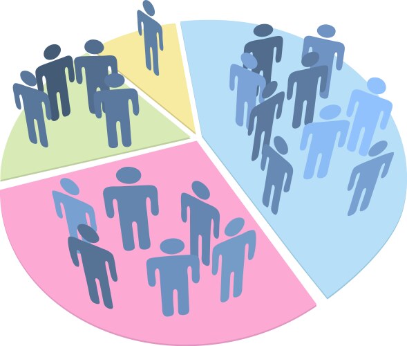 Business people network connection nodes Vector Image