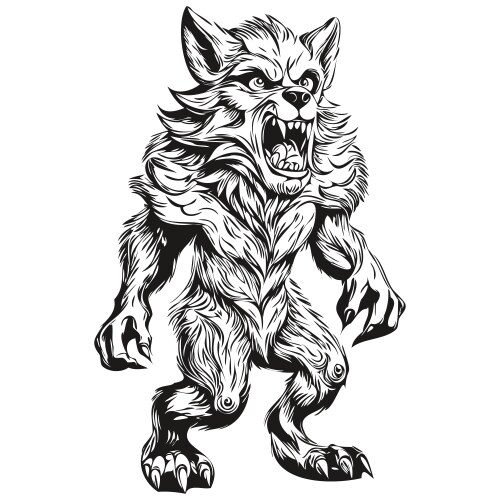Cartoon Werewolf Vector Images (over 2,600)