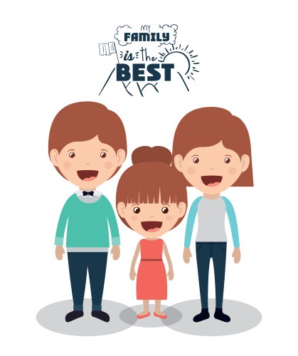 Best family design Royalty Free Vector Image - VectorStock