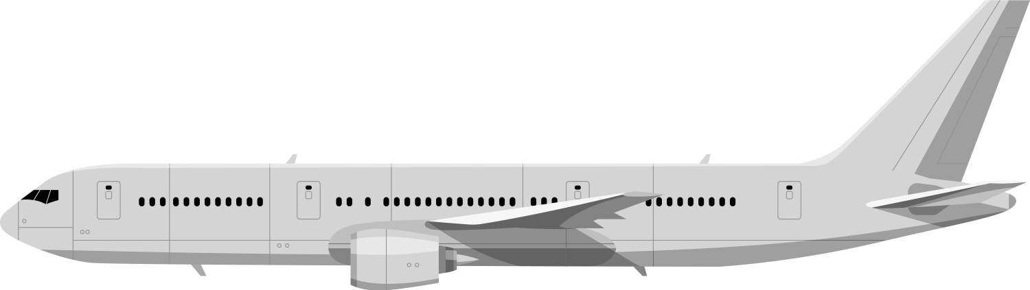 Biplane side view vintage airplane aviation icon Vector Image