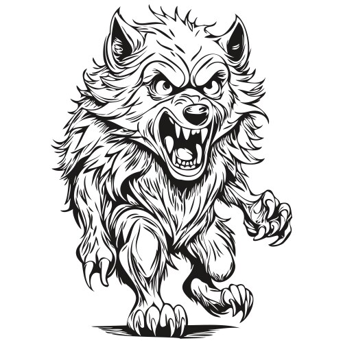 Cartoon Werewolf Vector Images (over 2,500)