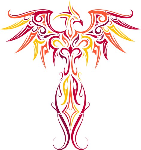 Phoenix Tattoo Vector Images (over 8,100)