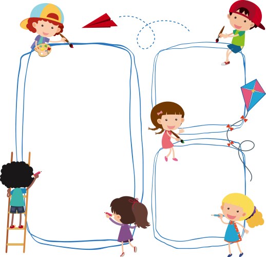 Kids Border Vector Images (over 27,000)
