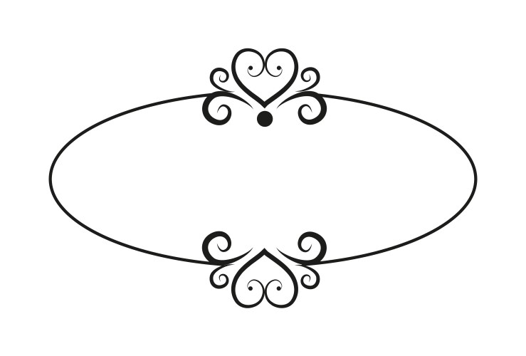 Blank template for text isolated box Royalty Free Vector