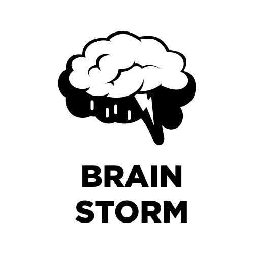 Doodle brain storm Royalty Free Vector Image - VectorStock