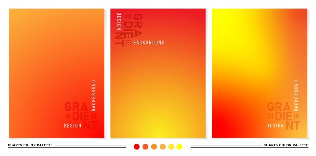 Vivid gradient set Royalty Free Vector Image - VectorStock