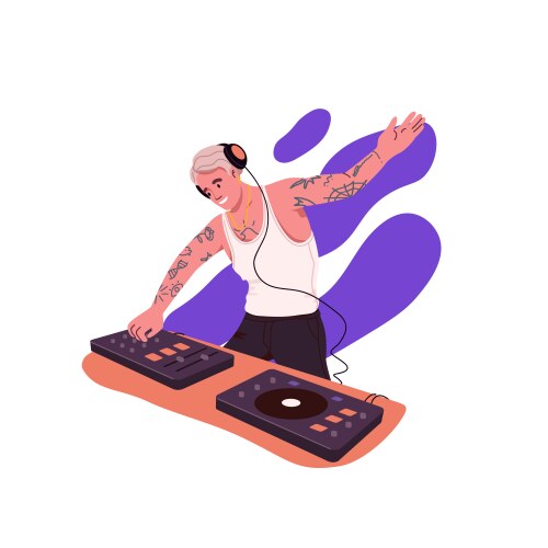 Dj Royalty Free Vector Image - VectorStock