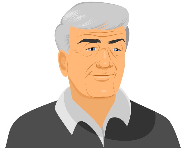 Young and old woman face aging concept isolated Vector Image