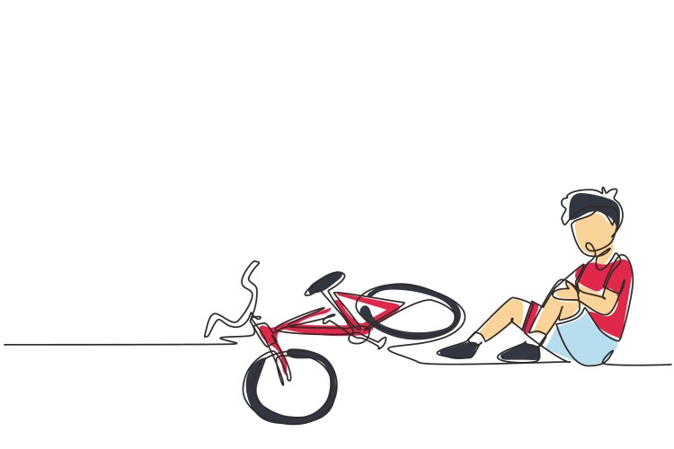 Bike Crash Cartoon Vector Images (over 220)