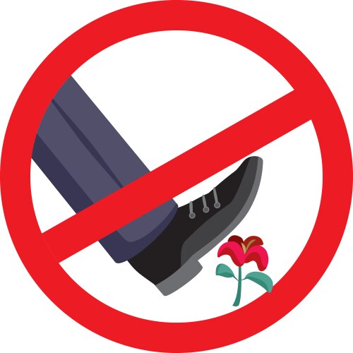 Do not Step Vector Images (over 450)