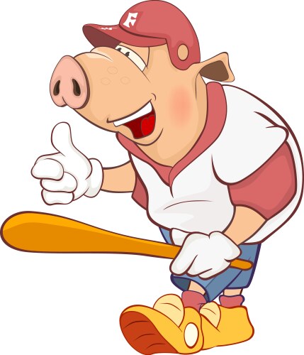 Cartoon Baseball Player Vector Images (over 5,600)