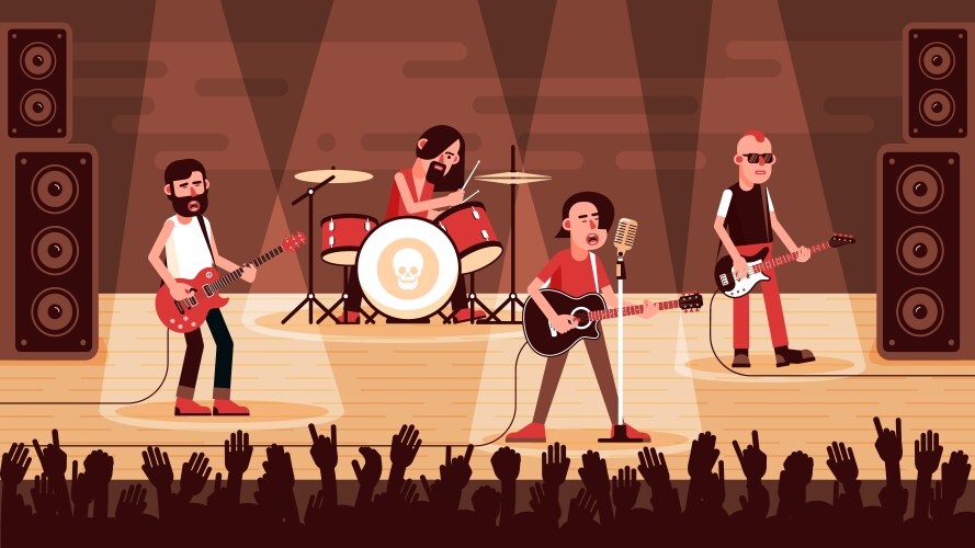 Cartoon Rock Band Vector Images (over 6,900)