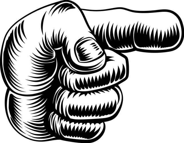Pointing Finger Vector Images (over 51,000)
