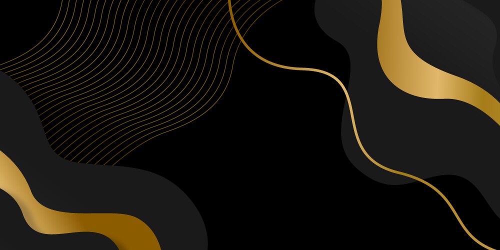 Modern red gold and black abstract background Vector Image