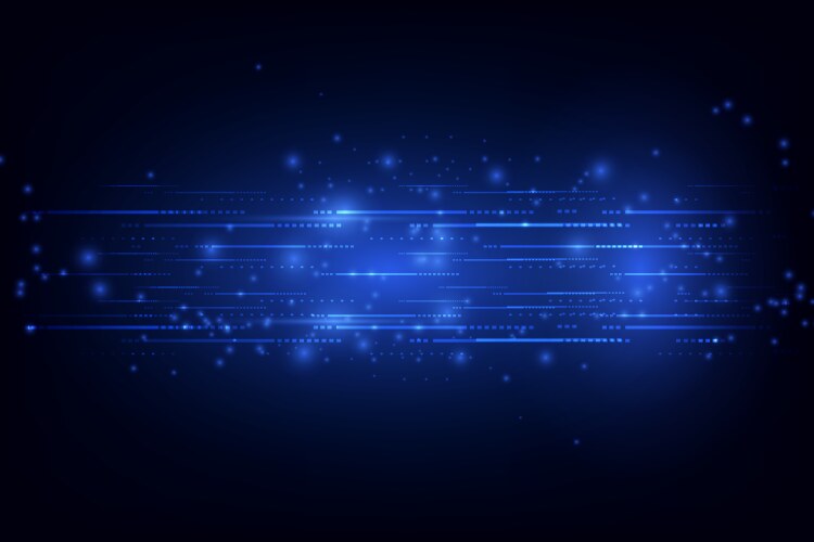 Abstract blue technology concept Royalty Free Vector Image