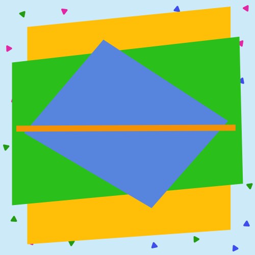 Asymmetrical unequal shaped form format Royalty Free Vector