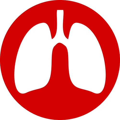 Lungs of healthy person icon respiratory system Vector Image