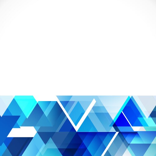Abstract blue tone geometric layout template Vector Image