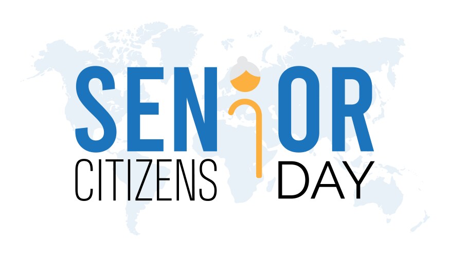 Senior citizens day Royalty Free Vector Image - VectorStock