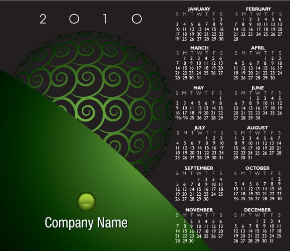 2010 Calendar Vector Images (over 100)