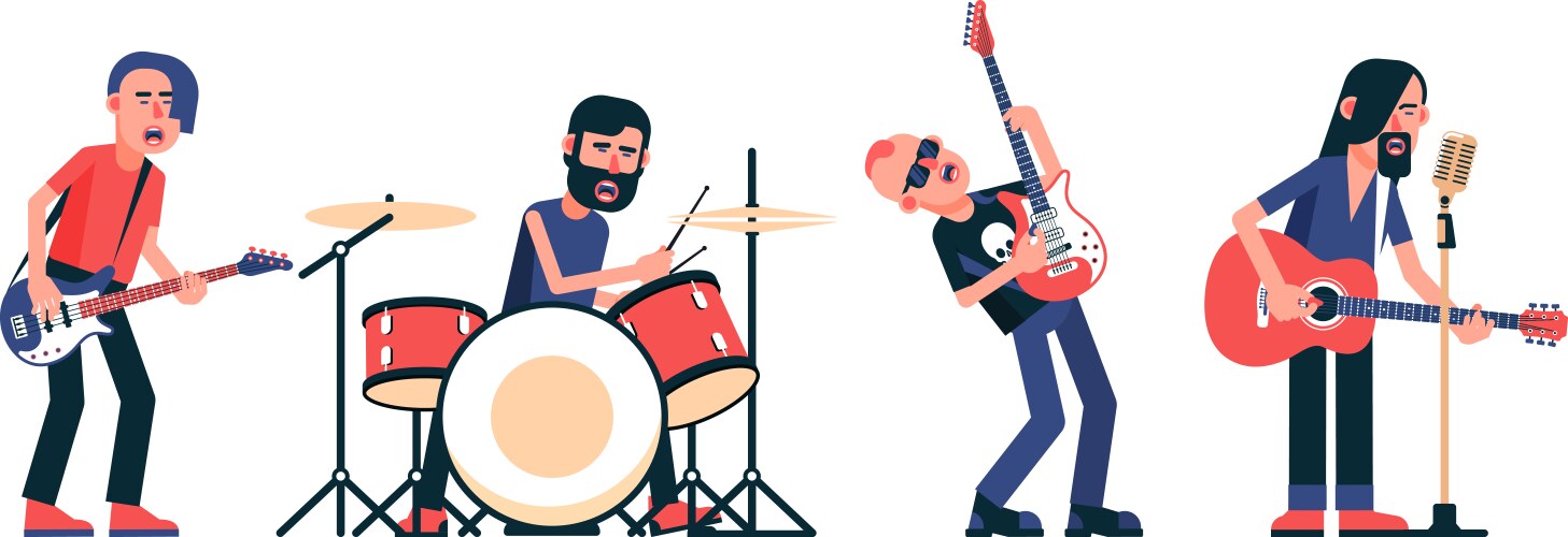 Cartoon Rock Band Vector Images (over 7,100)