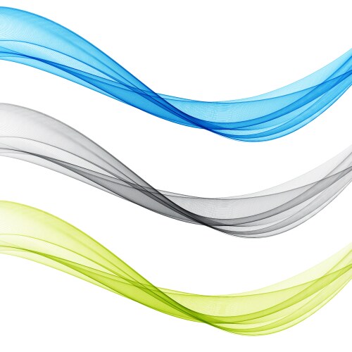 Blue modern abstract lines swoosh certificate Vector Image