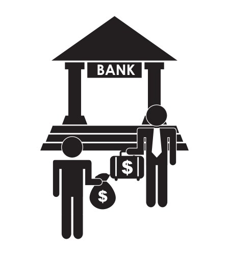 Bank icon Royalty Free Vector Image - VectorStock