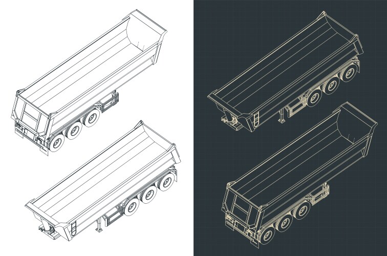 Blueprint Trailer Vector Images (over 620)