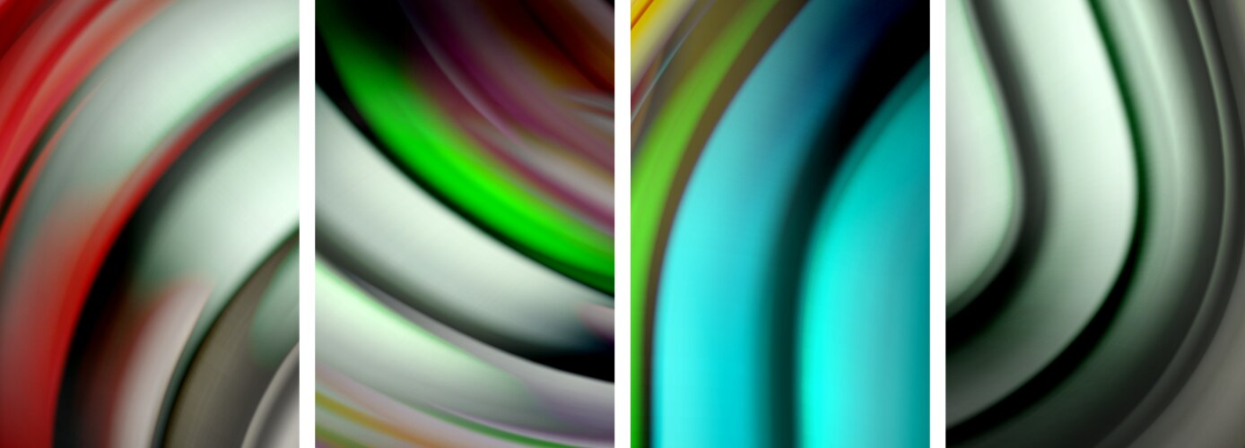 Blurred color line backgrounds Royalty Free Vector Image