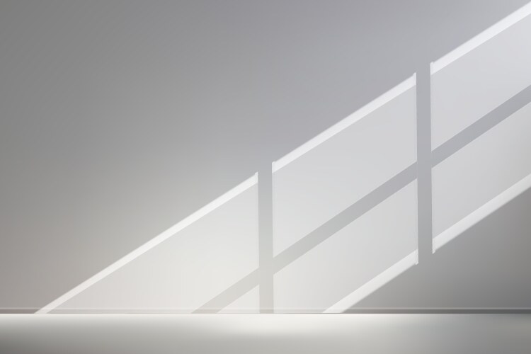 Minimalist composition of light and shadow Vector Image