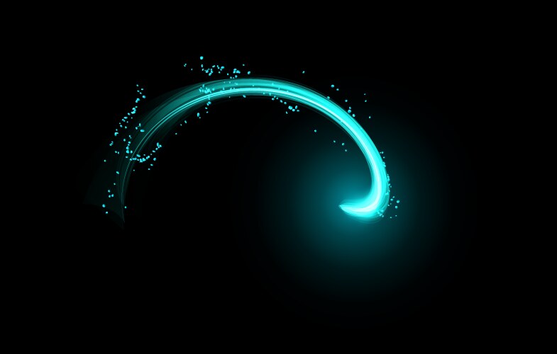 Luminous magic swirl game effects with various Vector Image