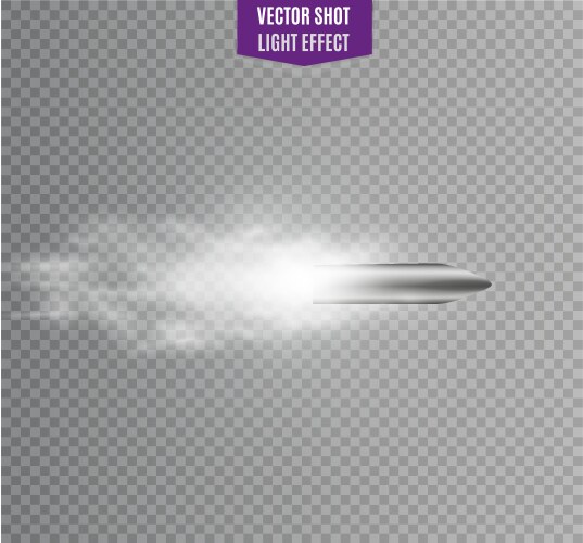 Flying bullet Royalty Free Vector Image - VectorStock