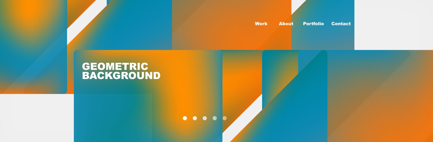 Triangle minimal web site page background design Vector Image