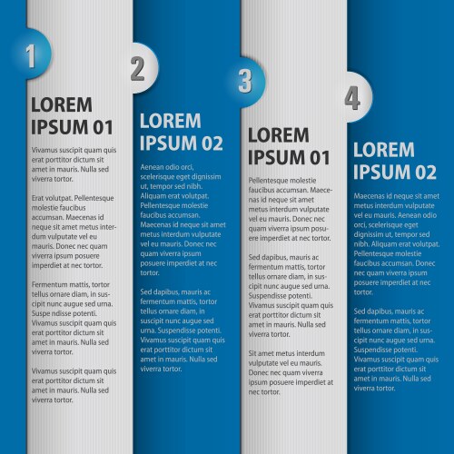 Brochure page design Royalty Free Vector Image