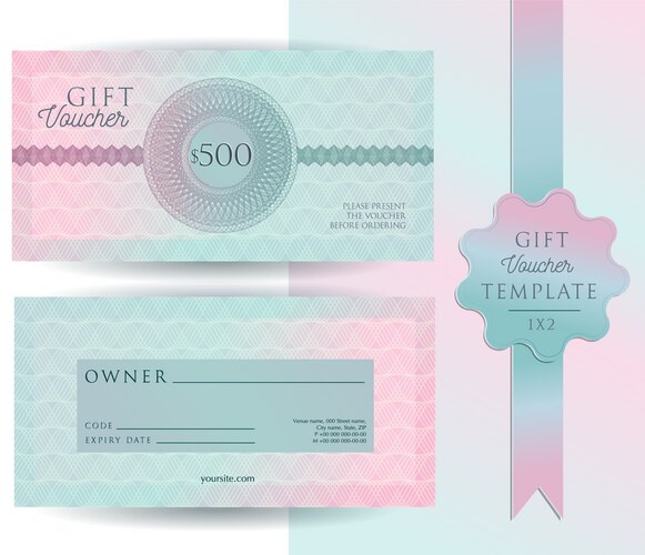 Bank Cheque Gift Voucher Vector Images (over 280)