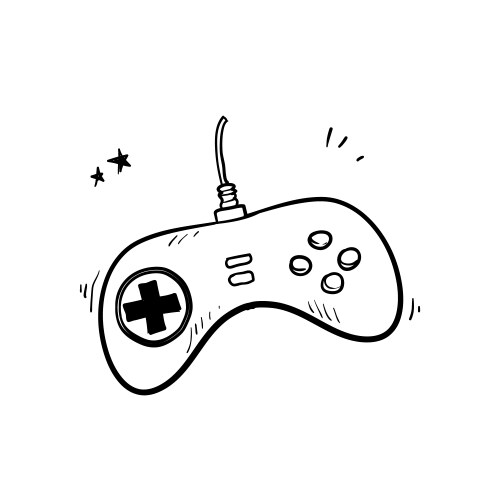 Video Game Controller Sketch Vector Images (over 840)