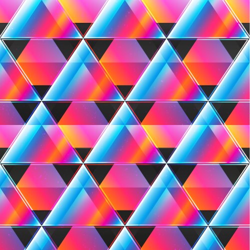 Bright triangle pattern Royalty Free Vector Image