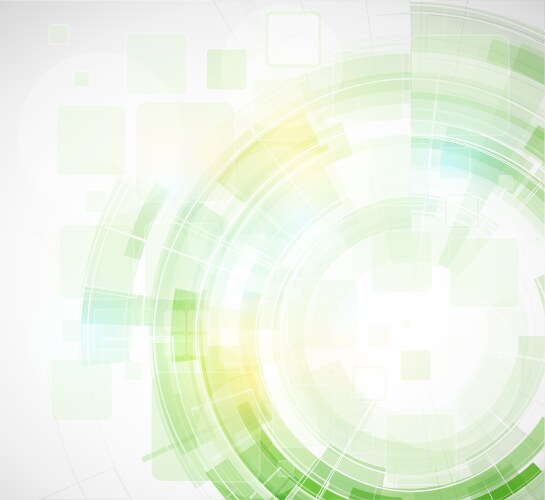Abstract eco green computer technology business Vector Image