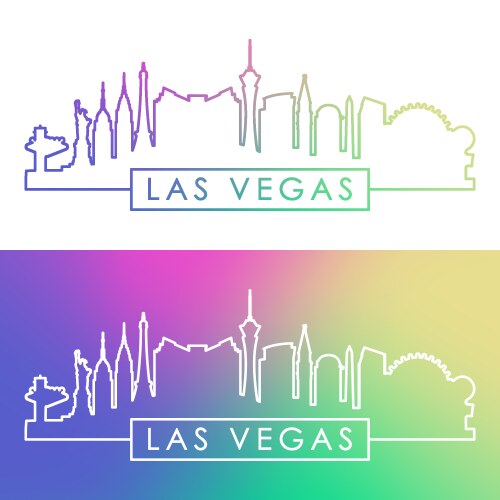 Las Vegas Skyline Outline Vector Images (89)