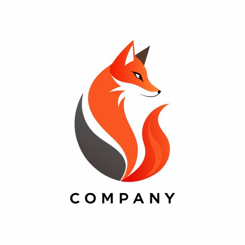 Logo fox company Royalty Free Vector Image - VectorStock